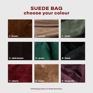Suede Weekender Bag - Handmade Women Bag - Etsy