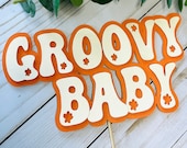 Groovy Baby Groovy Birthday ONE Groovy Baby Table - Etsy