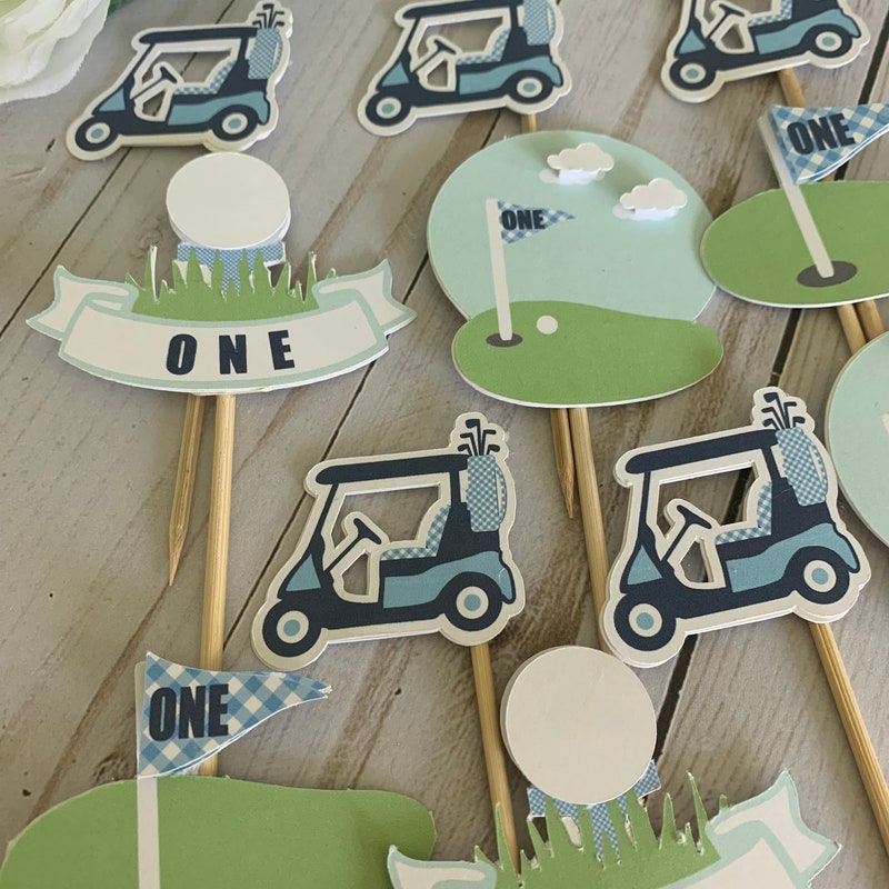 Golf Wedding Cake Topper - Etsy