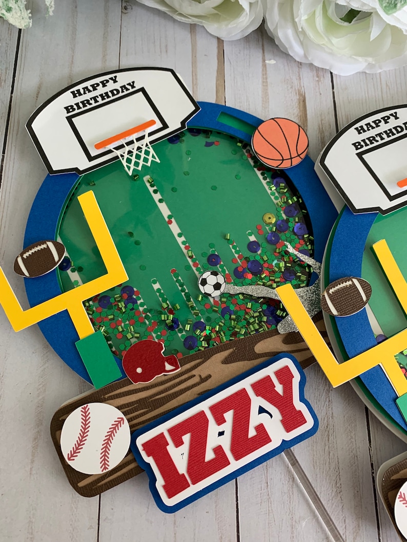 All Star Sports Cake Topper Sports Cake Topper Basketball - Etsy