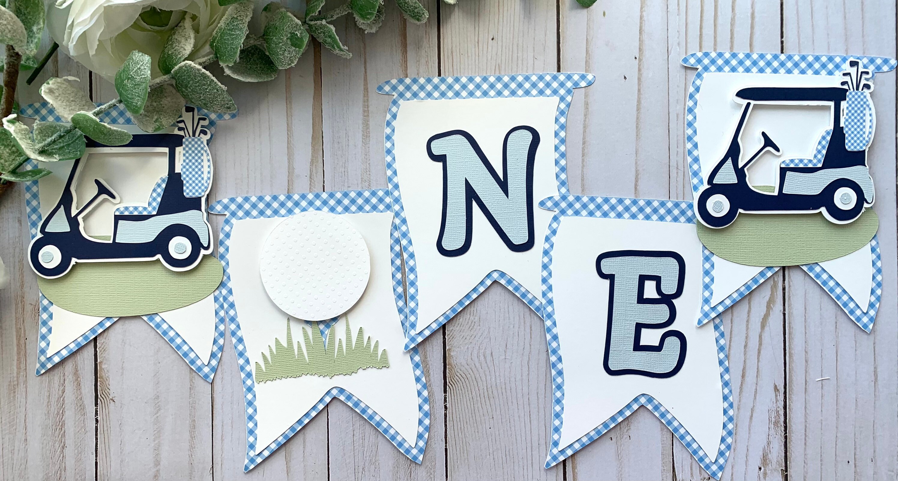 Hole in One Banner, Golf First Birthday, Golf Banner, Hole in One ...