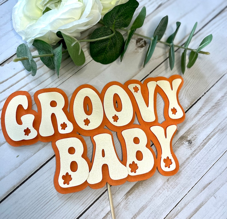 Groovy Baby Groovy Birthday ONE Groovy Baby Table - Etsy