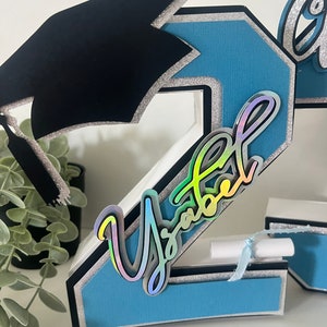 Graduation 3D Letter, Graduate 23 3D Numbers, Class of 23, Graduate ...