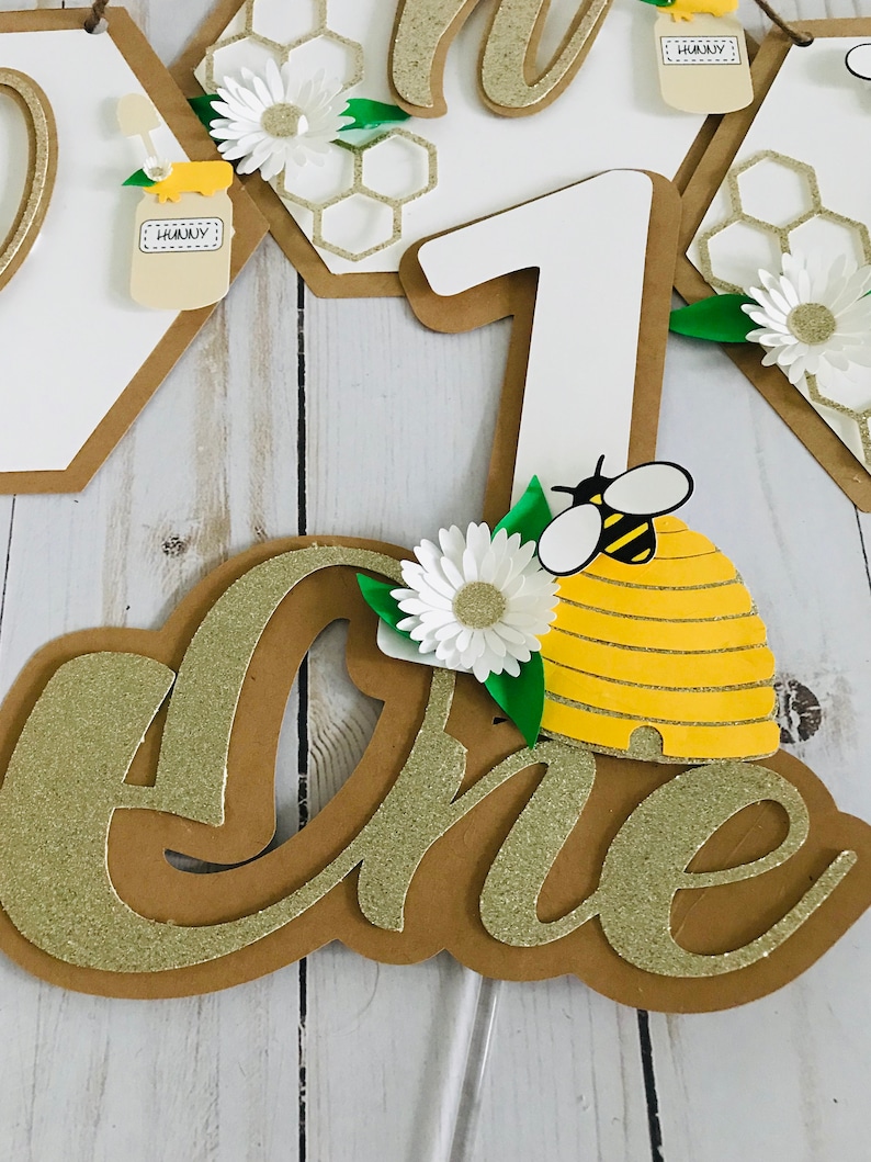 Bee Cake Topper / Bee Theme / What Will It Bee / Mama to Bee / - Etsy
