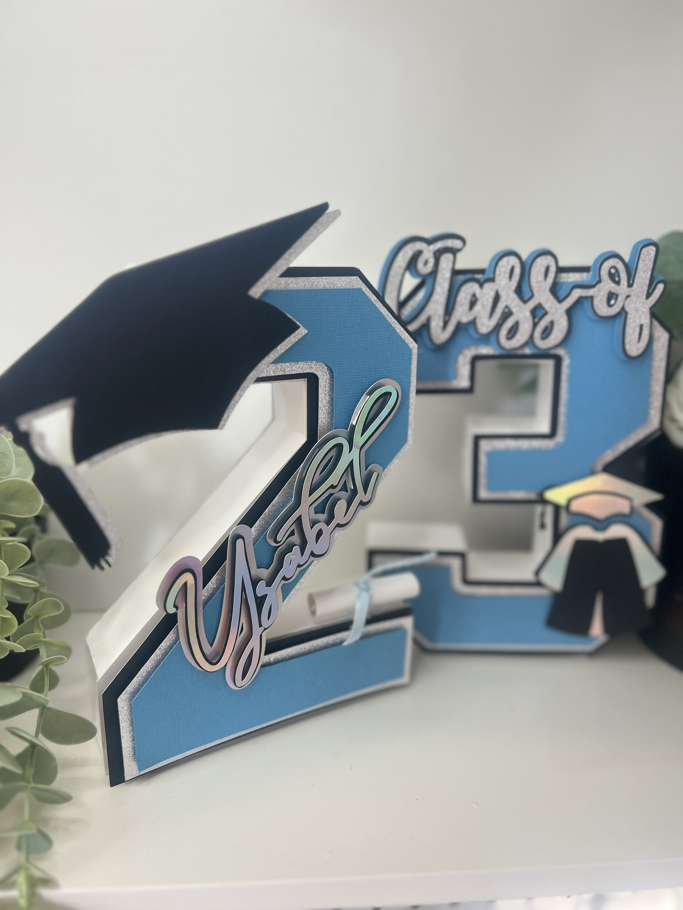 Graduation 3D Letter, Graduate 23 3D Numbers, Class of 23, Graduate ...