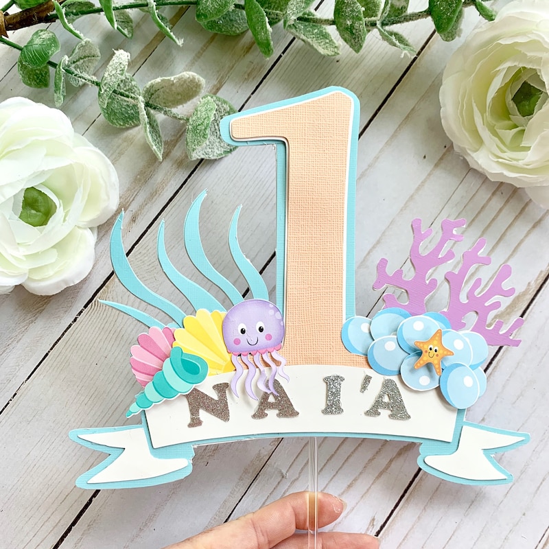 Sea Cake Topper - Etsy