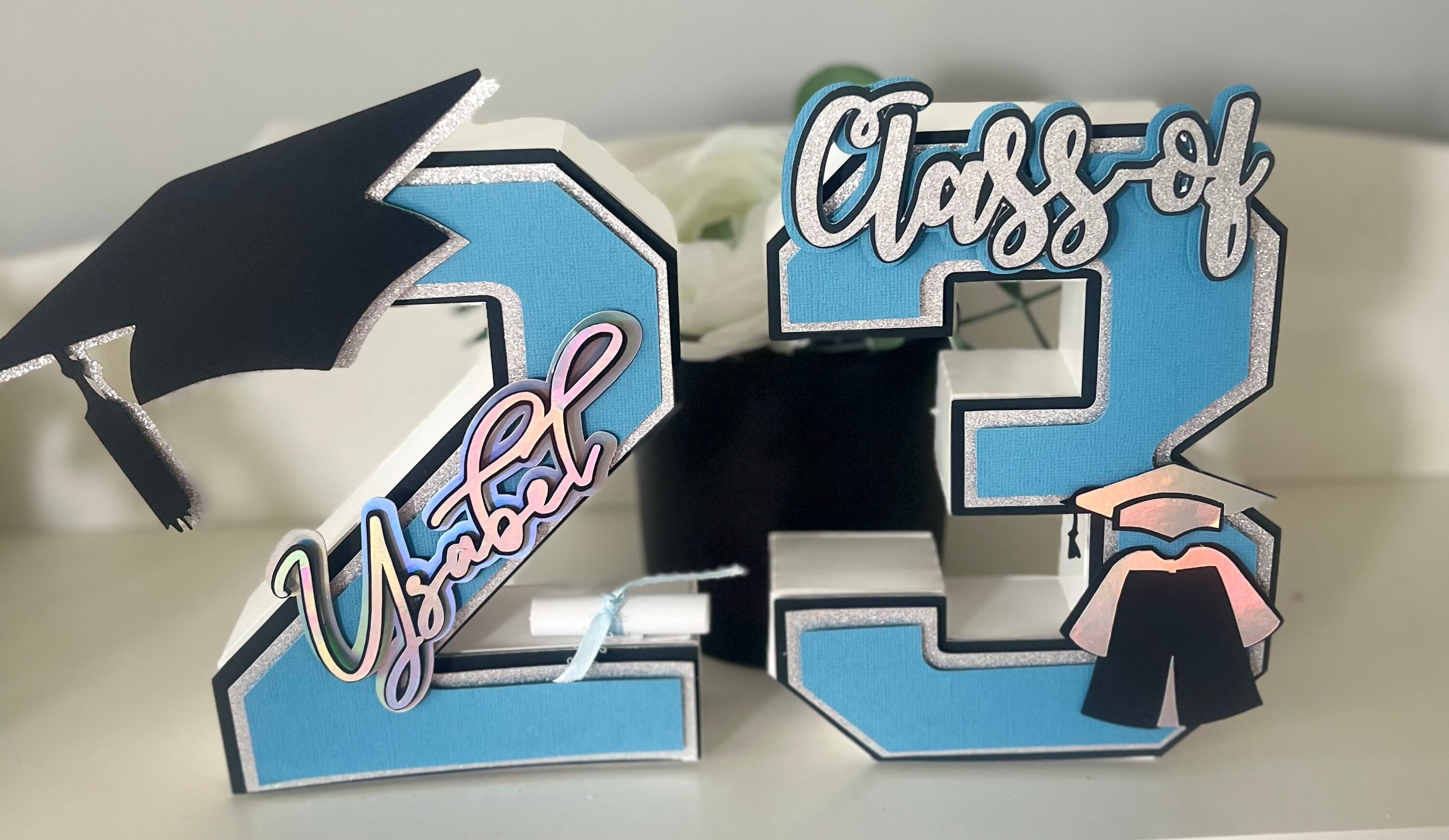 Graduation 3D Letter, Graduate 23 3D Numbers, Class of 23, Graduate ...