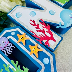 Under the Ocean 3 D Letters, Under the Ocean ONE Letters, Under the Sea ...