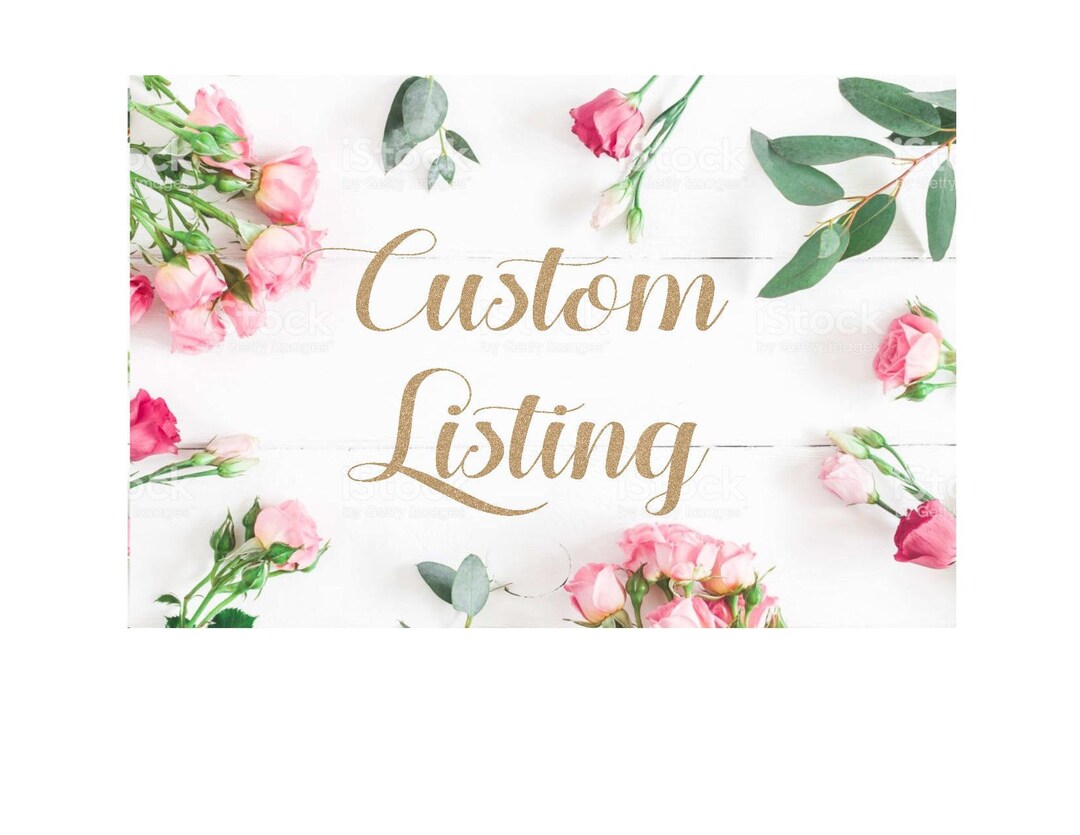 Custom Listing - Etsy