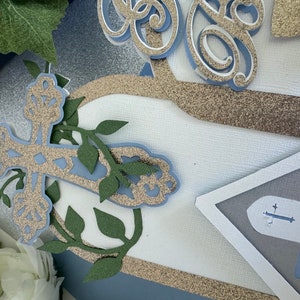 God Bless Cake Topper, First Communion Cake Topper, Christening Cake ...