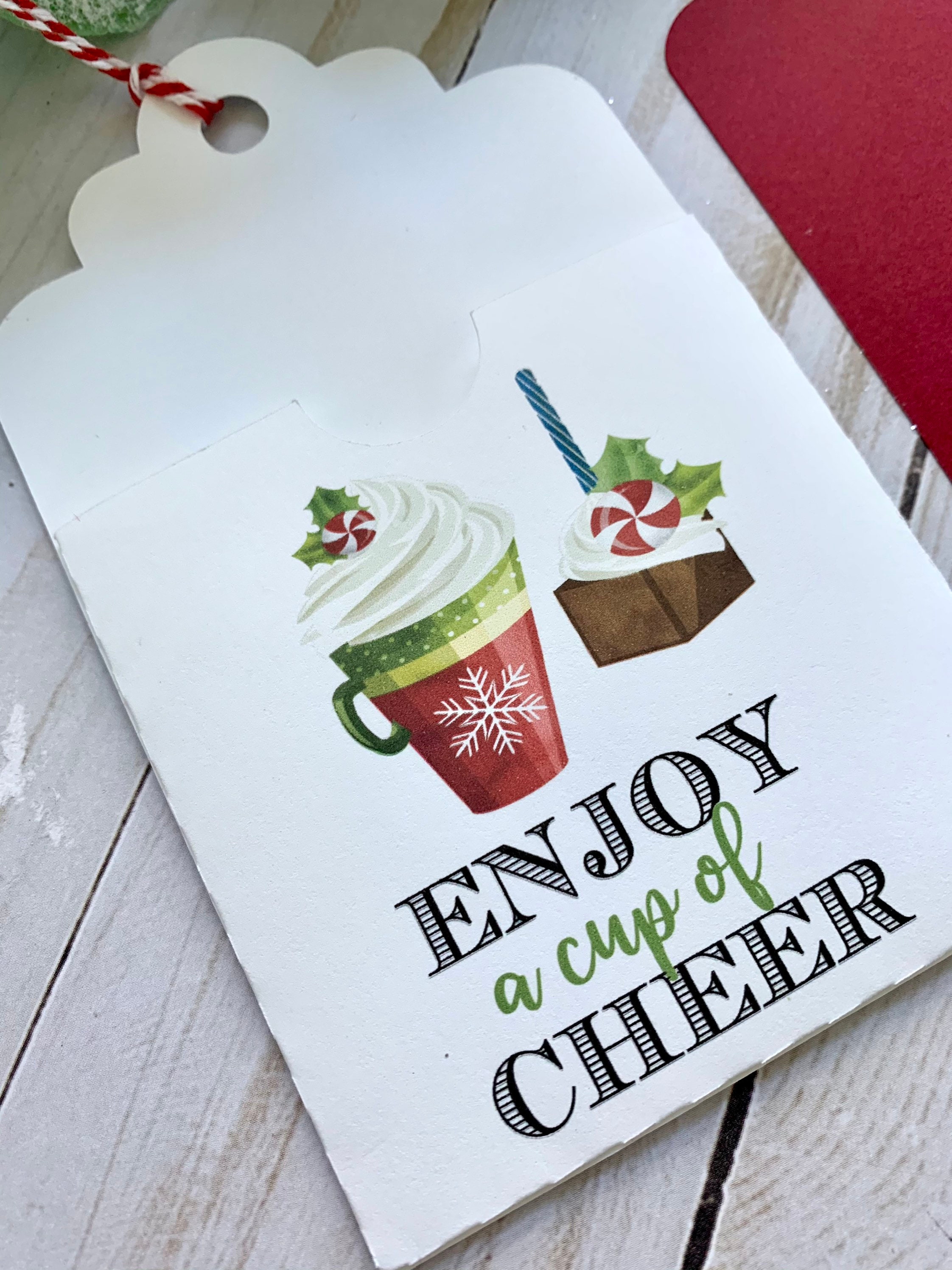 Christmas gift card holder Christmas Gift card envelope | Etsy