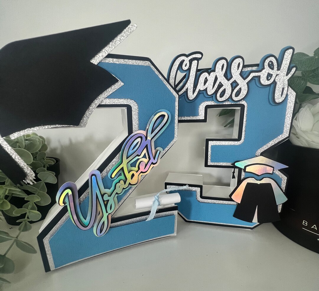 Graduation 3D Letter, Graduate 23 3D Numbers, Class of 23, Graduate ...