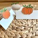 Thanksgiving Place Cards, Pumpkin Place Cards, Thanksgiving Food Tent ...