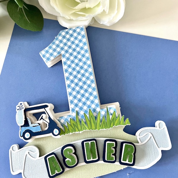 Golf Cake Topper - Etsy