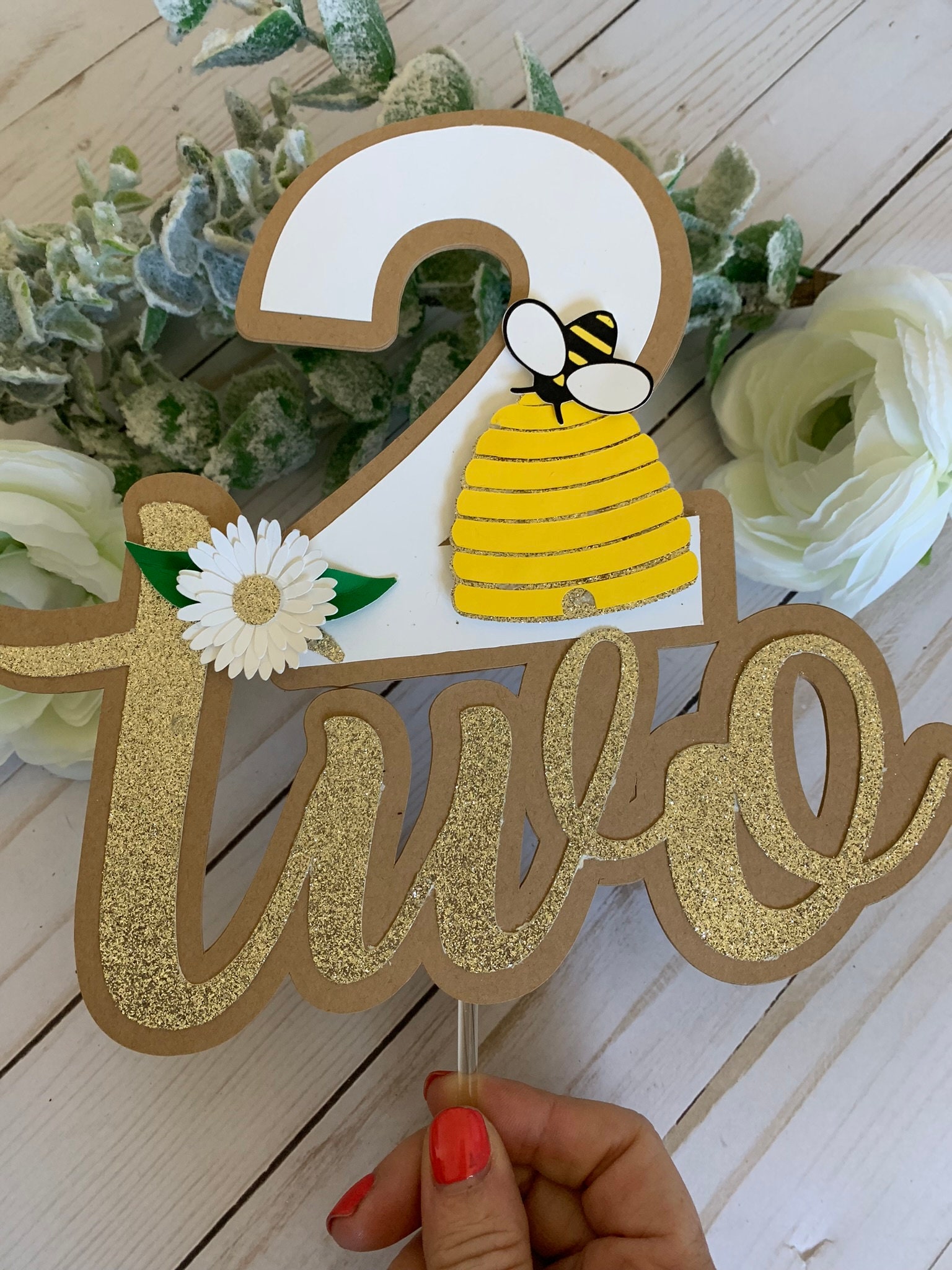 Bee Cake Topper / Bee Theme / What Will It Bee / Mama to Bee / - Etsy