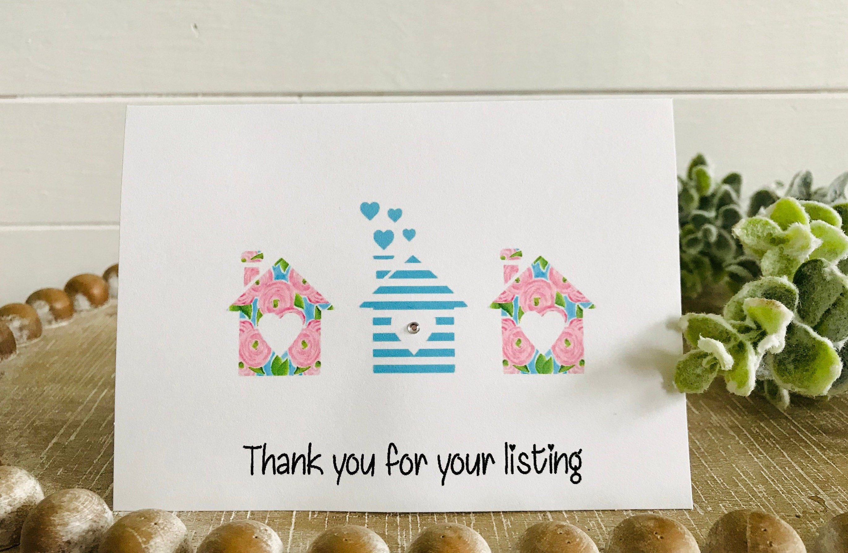 new-home-greeting-card-thank-you-for-your-listing-card-etsy-uk