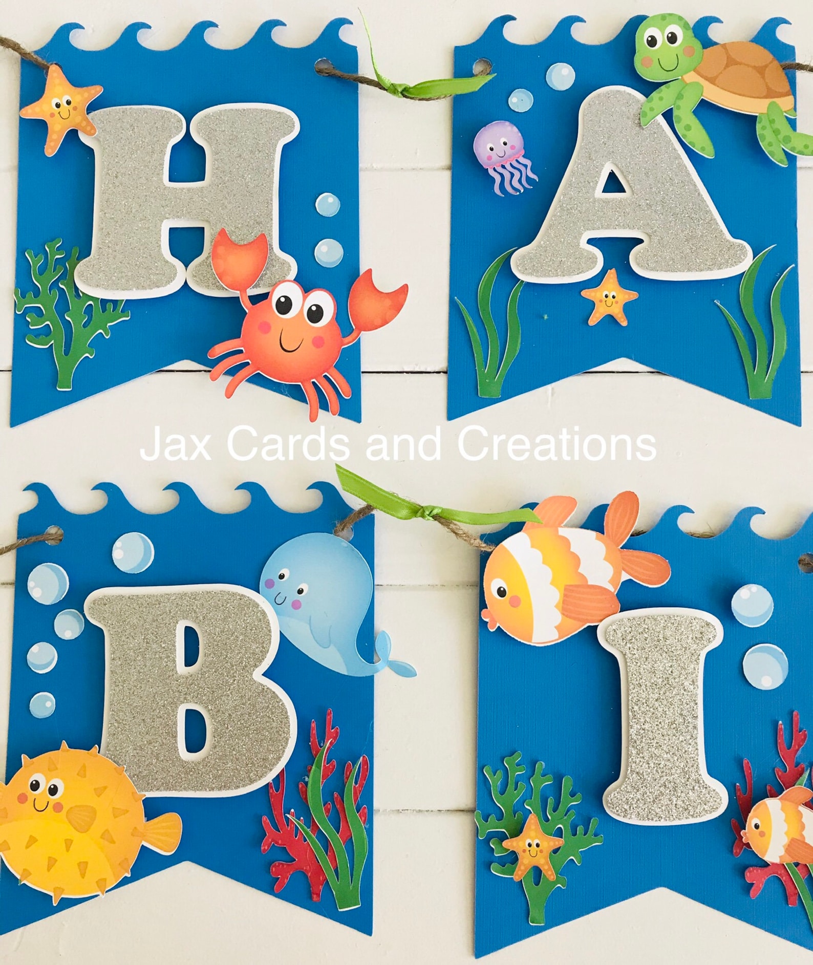 Under the Ocean Banner / Under the Sea Banner / Nautical - Etsy