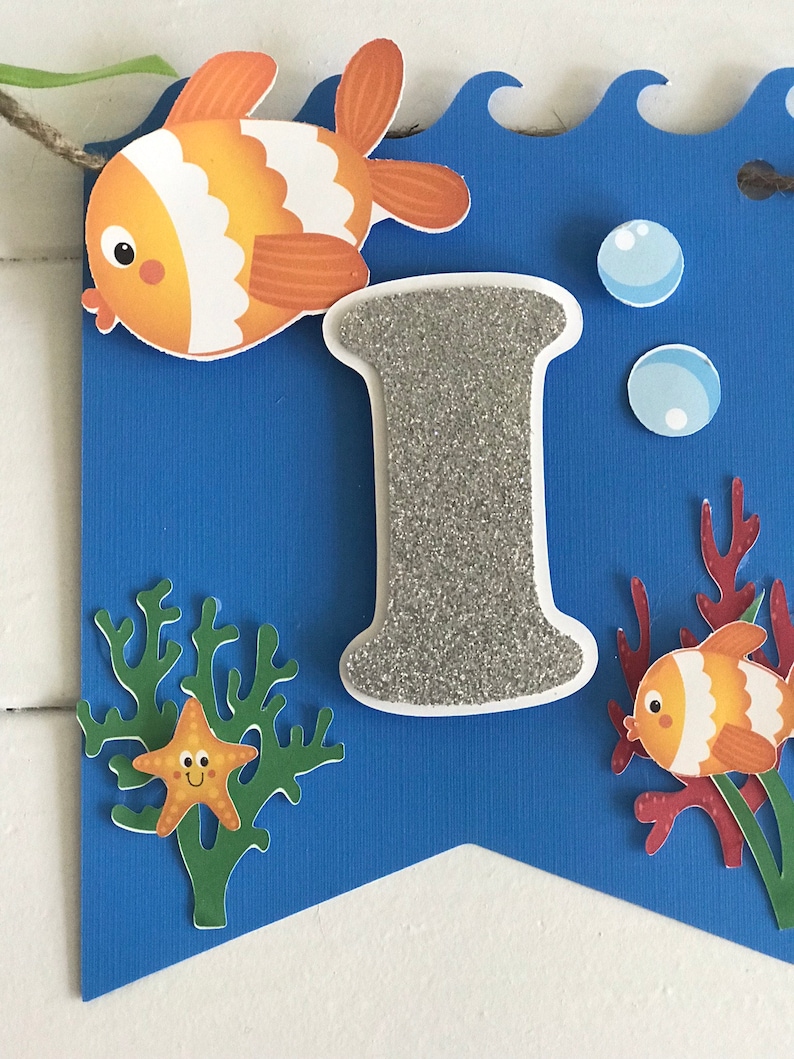 Under the Ocean Banner / Under the Sea Banner / Nautical - Etsy