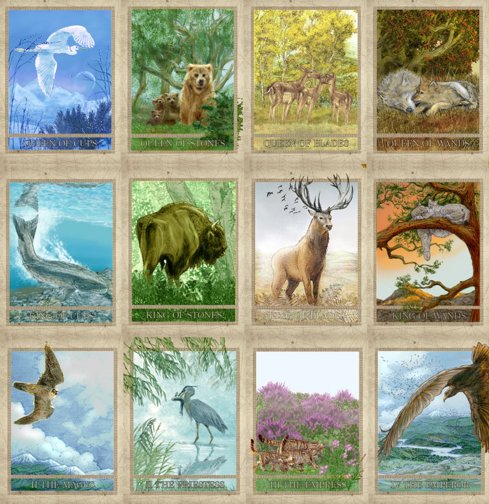 Nature Tarot Cards - Etsy