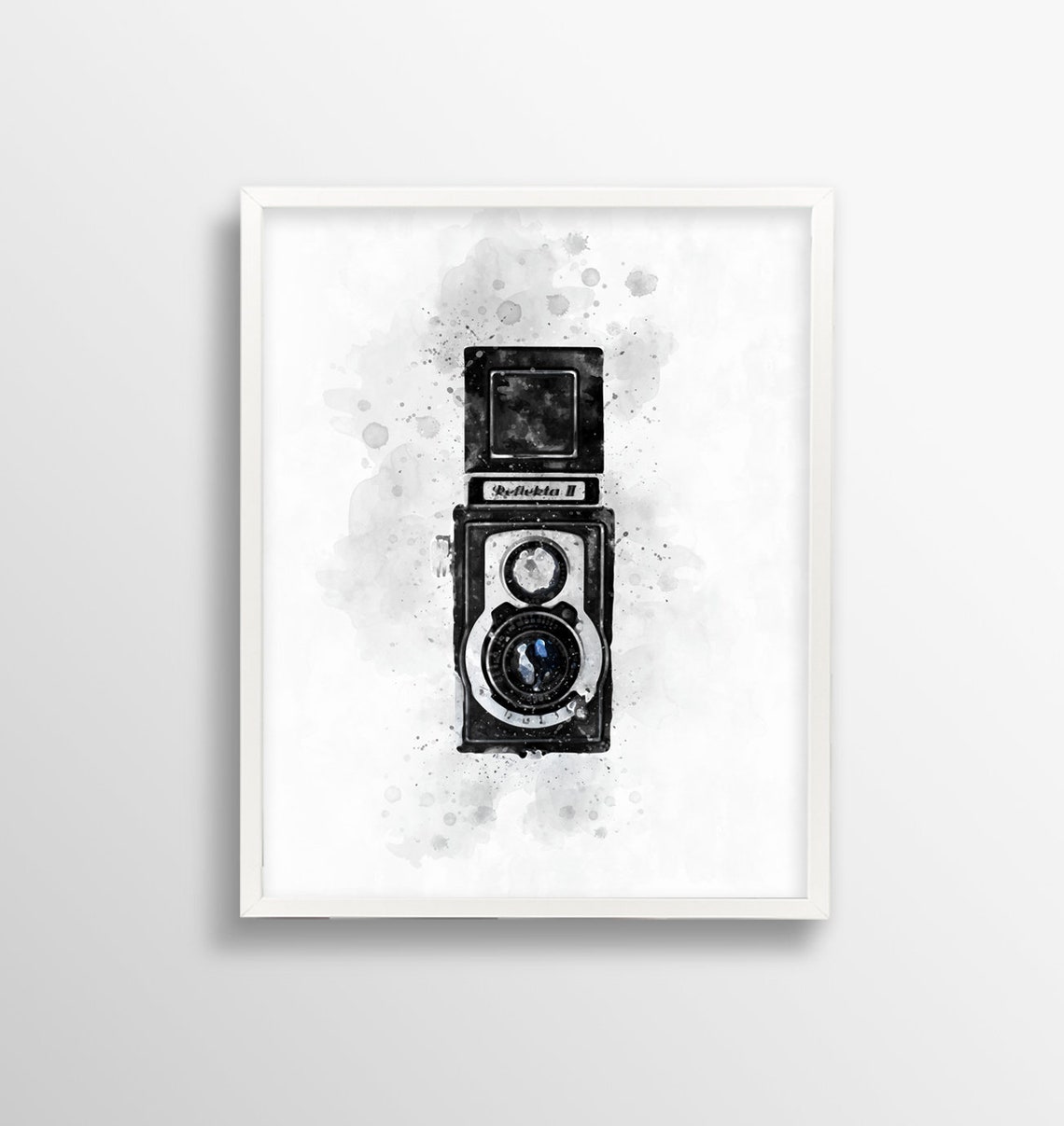 Camera Wall Art Camera Print Camera Printable Watercolor - Etsy