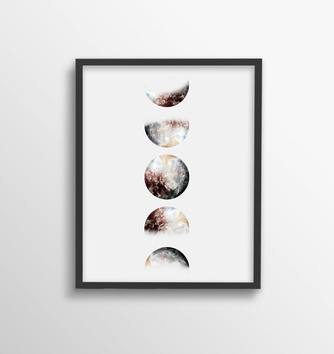 Pluto Print, Pluto Wall Art, Solar System Print, Watercolor Print ...