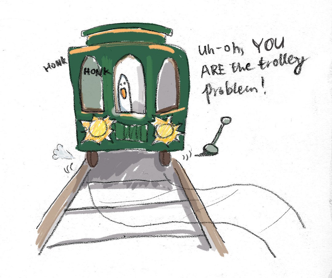 Trolley Problem-sticker - Etsy
