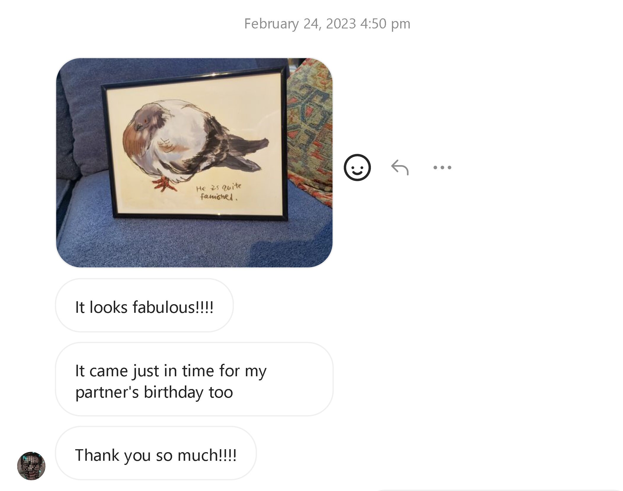 Famished Lad Pigeon Postcard/print/sticker - Etsy