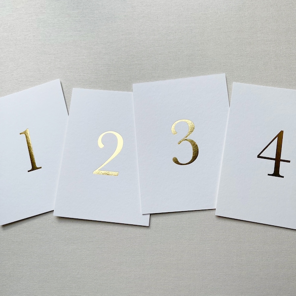 Table Numbers - Etsy UK