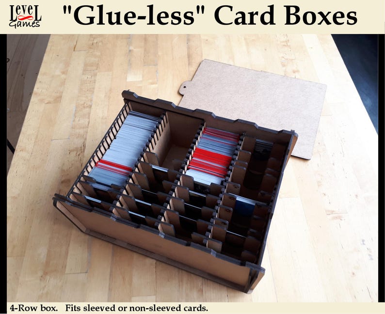Card Box - Laser Cut Design Files - for MTG, Dominion, Pokemon, Star ...
