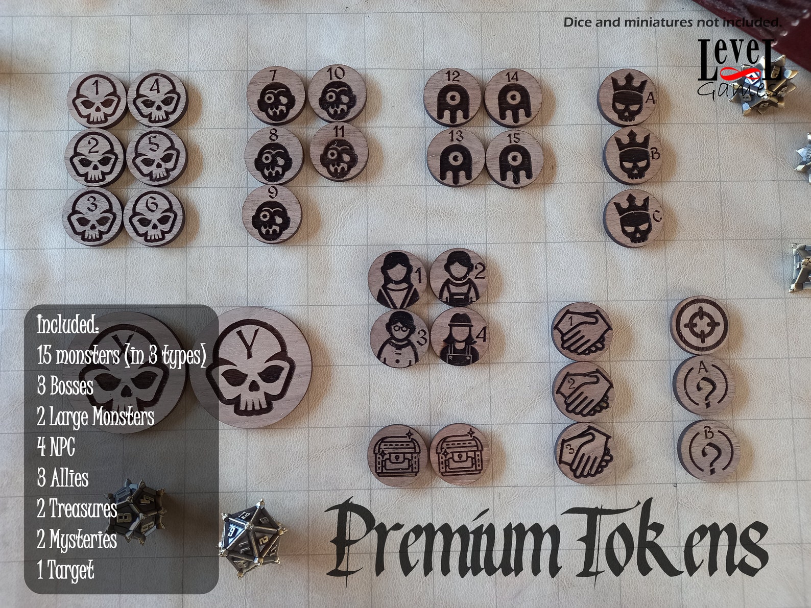 Premium Monster Ally NPC Token Set RPG DND Pathfinder - Etsy