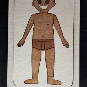 Anatomy Puzzle Laser Cutter Design Files - Etsy