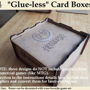 Card Box - Laser Cut Design Files - for MTG, Dominion, Pokemon, Star ...