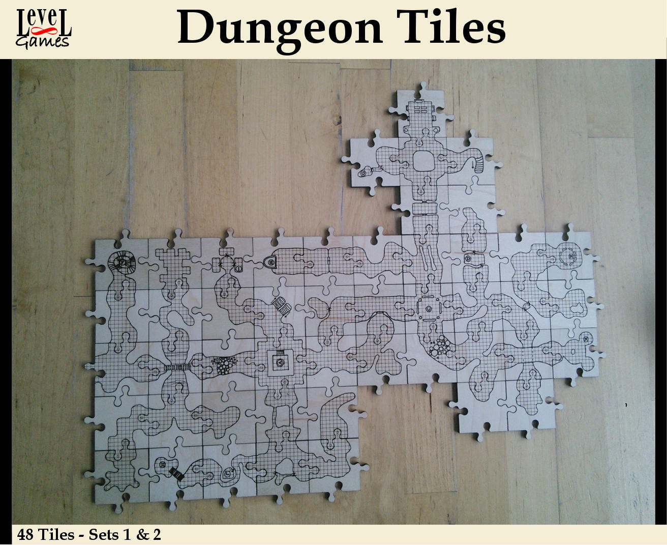 Dungeon Tiles Set 1 & 2 Laser-cut Design Files - Etsy