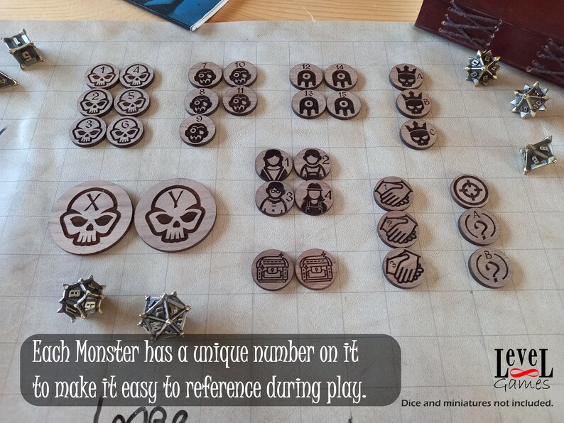 Premium Monster Ally NPC Token Set RPG DND Pathfinder - Etsy