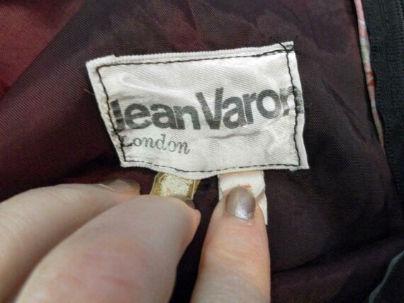 Vintage Jean Varon Designer Maxi Dress 1970s Boho Des… - Gem