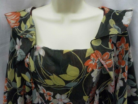 Vintage Jean Varon Designer Maxi Dress 1970s Boho Des… - Gem