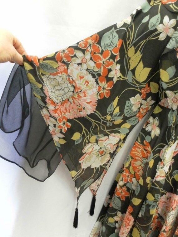 Vintage Jean Varon Designer Maxi Dress 1970s Boho Des… - Gem