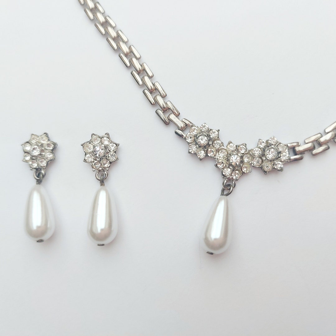 Pierre Cardin Jewellery Set Vintage Necklace and Earrings - Etsy