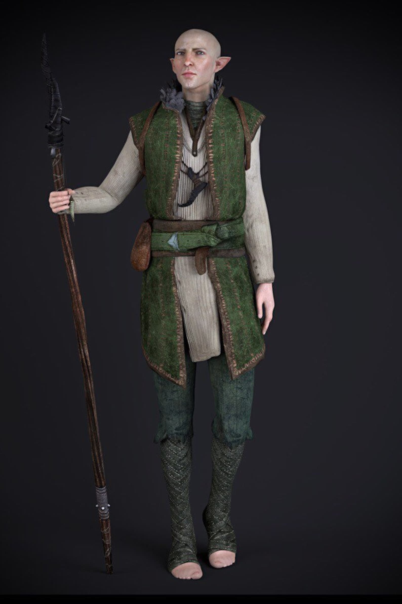 Solas Dragon Age Inquisition cosplay disfraz DAI | Etsy