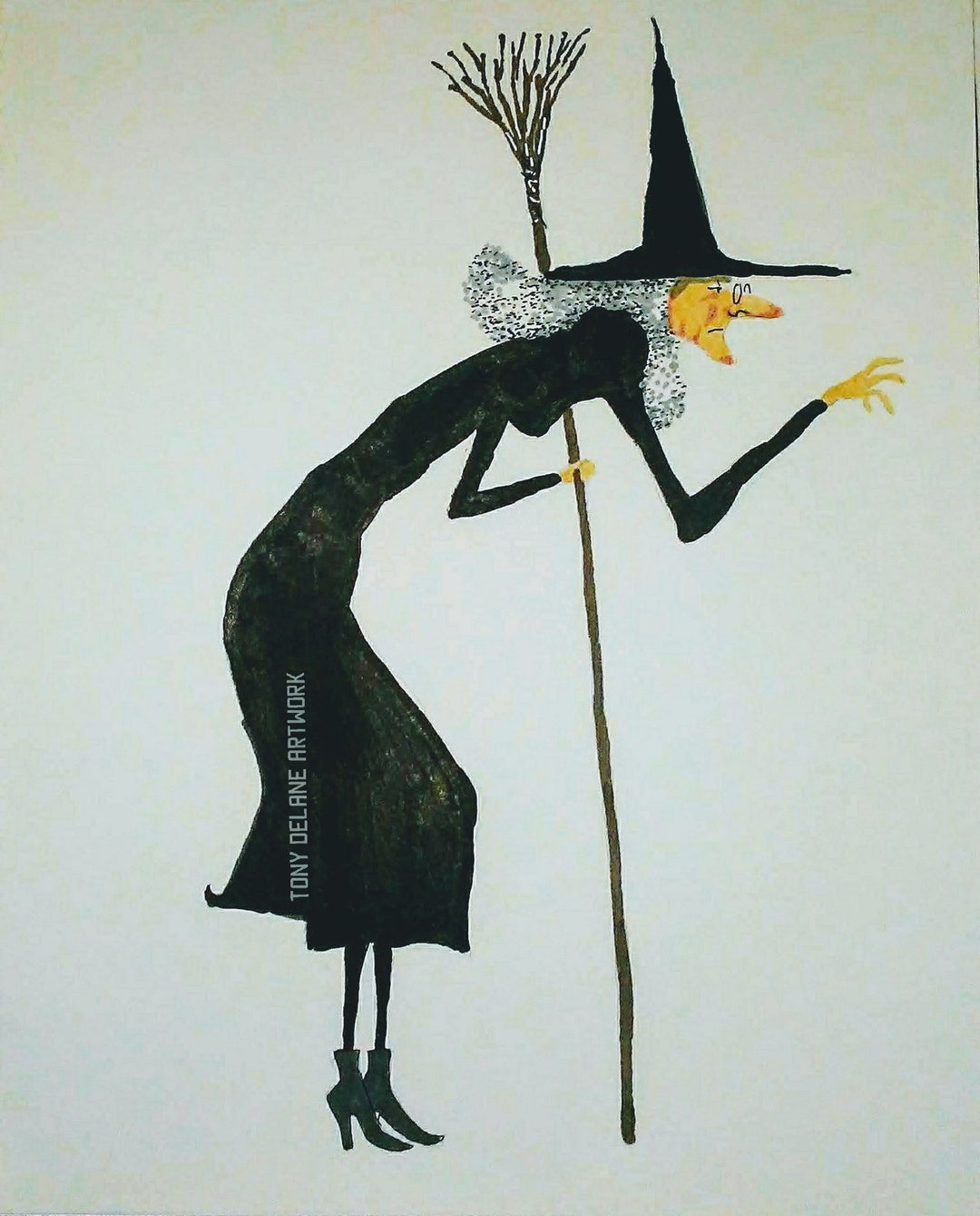 Ursula the Witch Art Print.the Original Painting is Available for ...