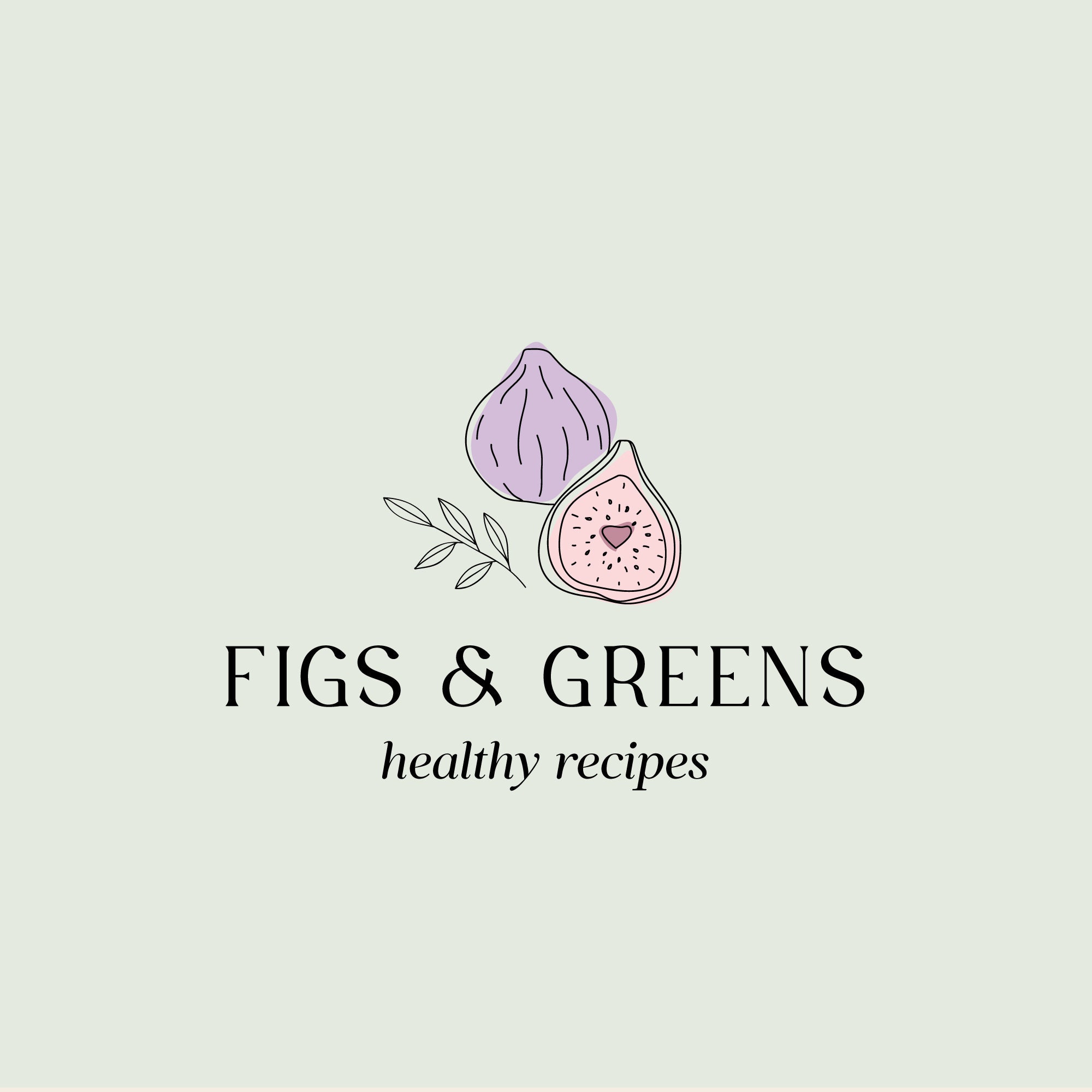 Figs Logo Pre-made Food Logo Restaurant Logo Nutrition | Etsy