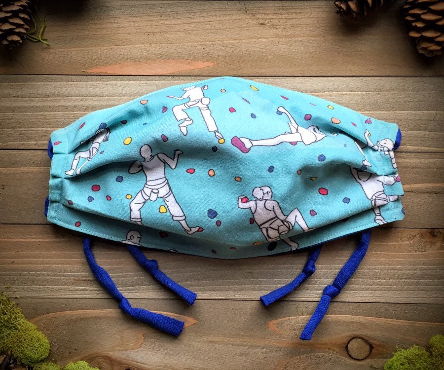 Face Mask | Rock Climber Face Mask | Climbing Bouldering Outdoorsy Fun ...