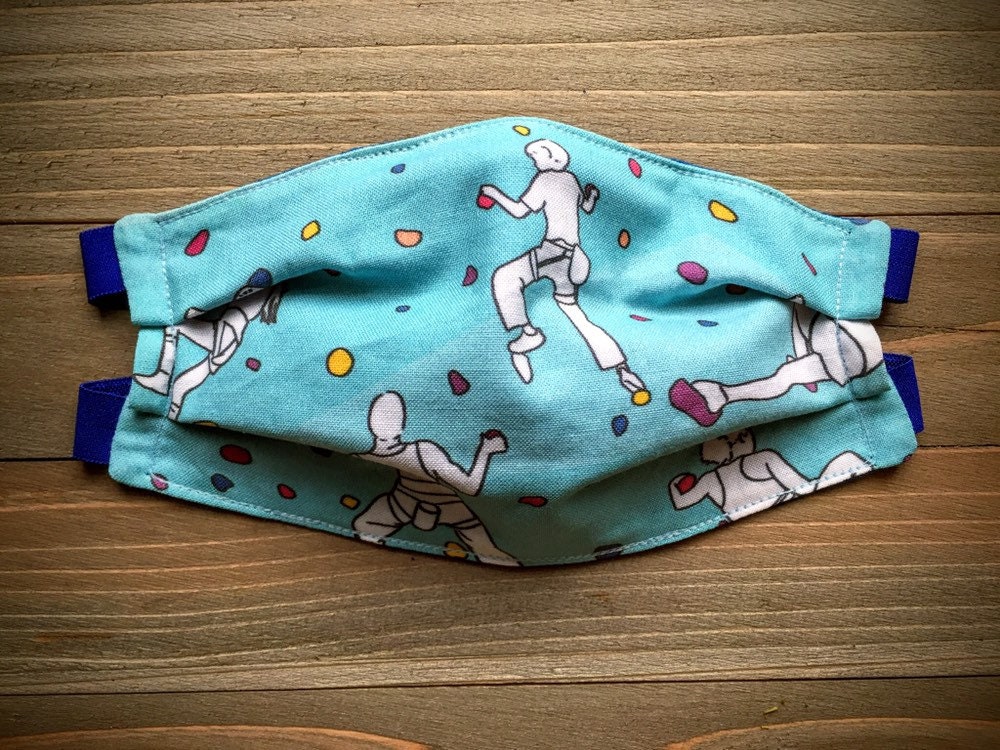 Face Mask | Rock Climber Face Mask | Climbing Bouldering Outdoorsy Fun ...