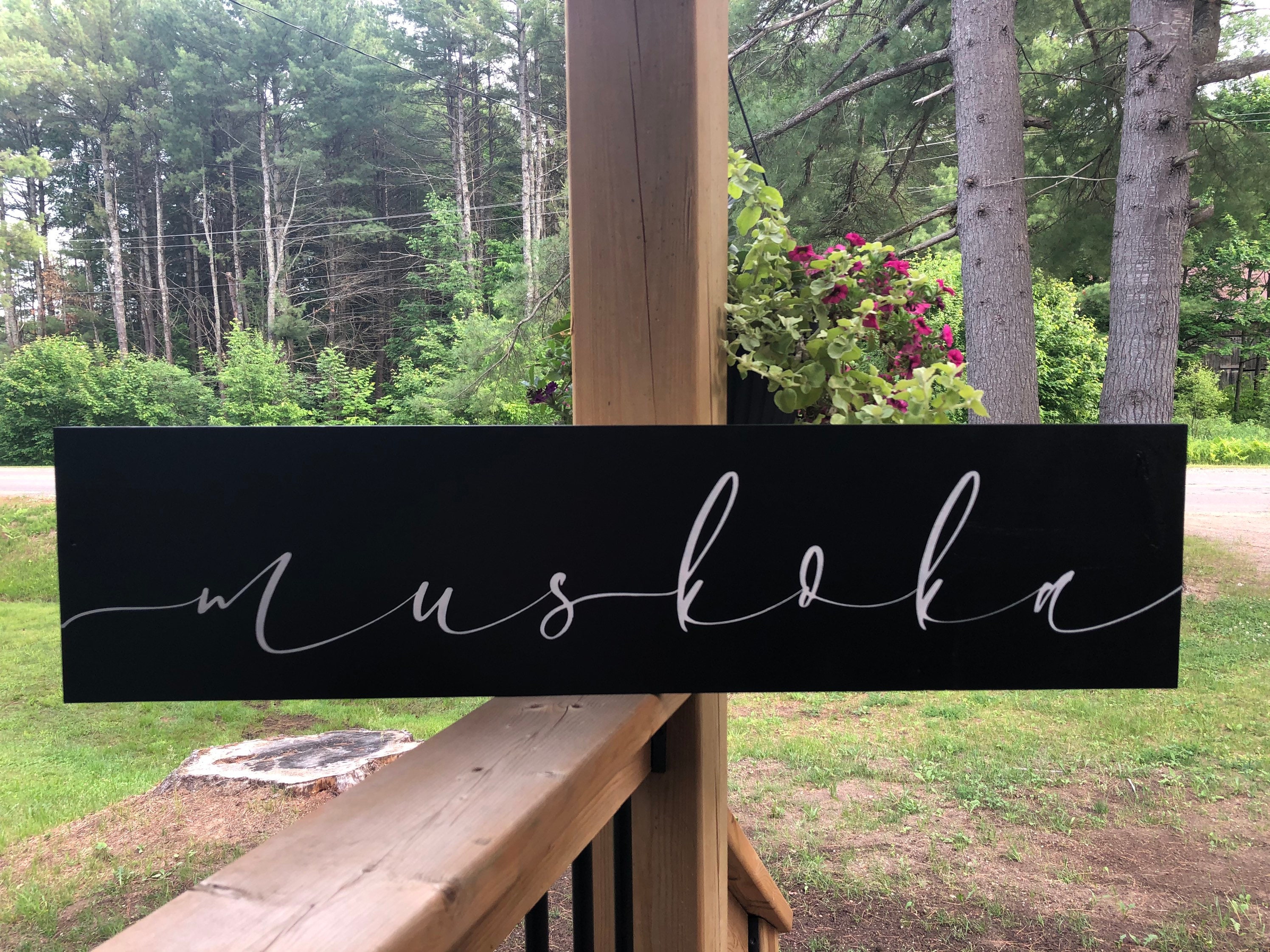 Muskoka Sign Wood Sign - Etsy