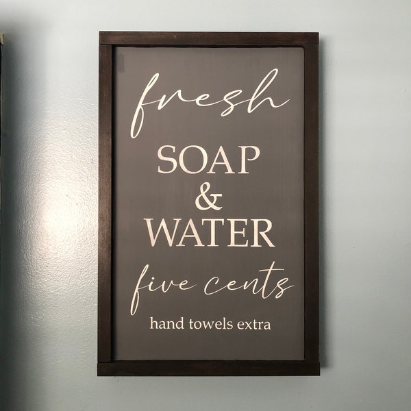 Soap 5 Cents Sign - Etsy