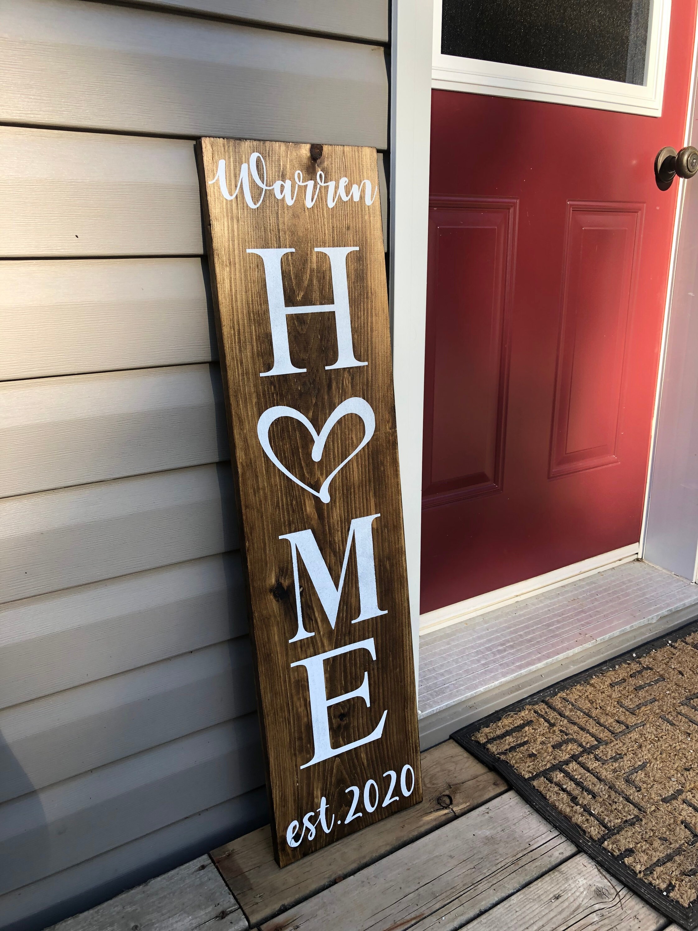 Home Outdoor Wood Sign Welcome Sign Home Sweet Home Sign - Etsy