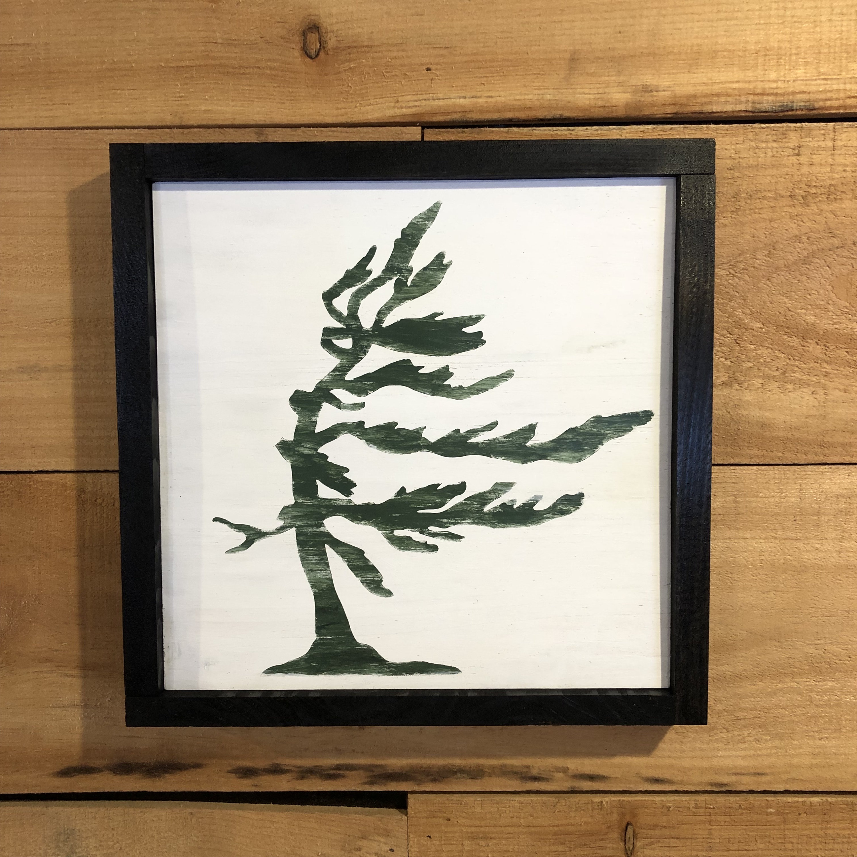 Windswept Pine Wood Sign | Tree Sign | Cottage Decor | Wood Decor ...