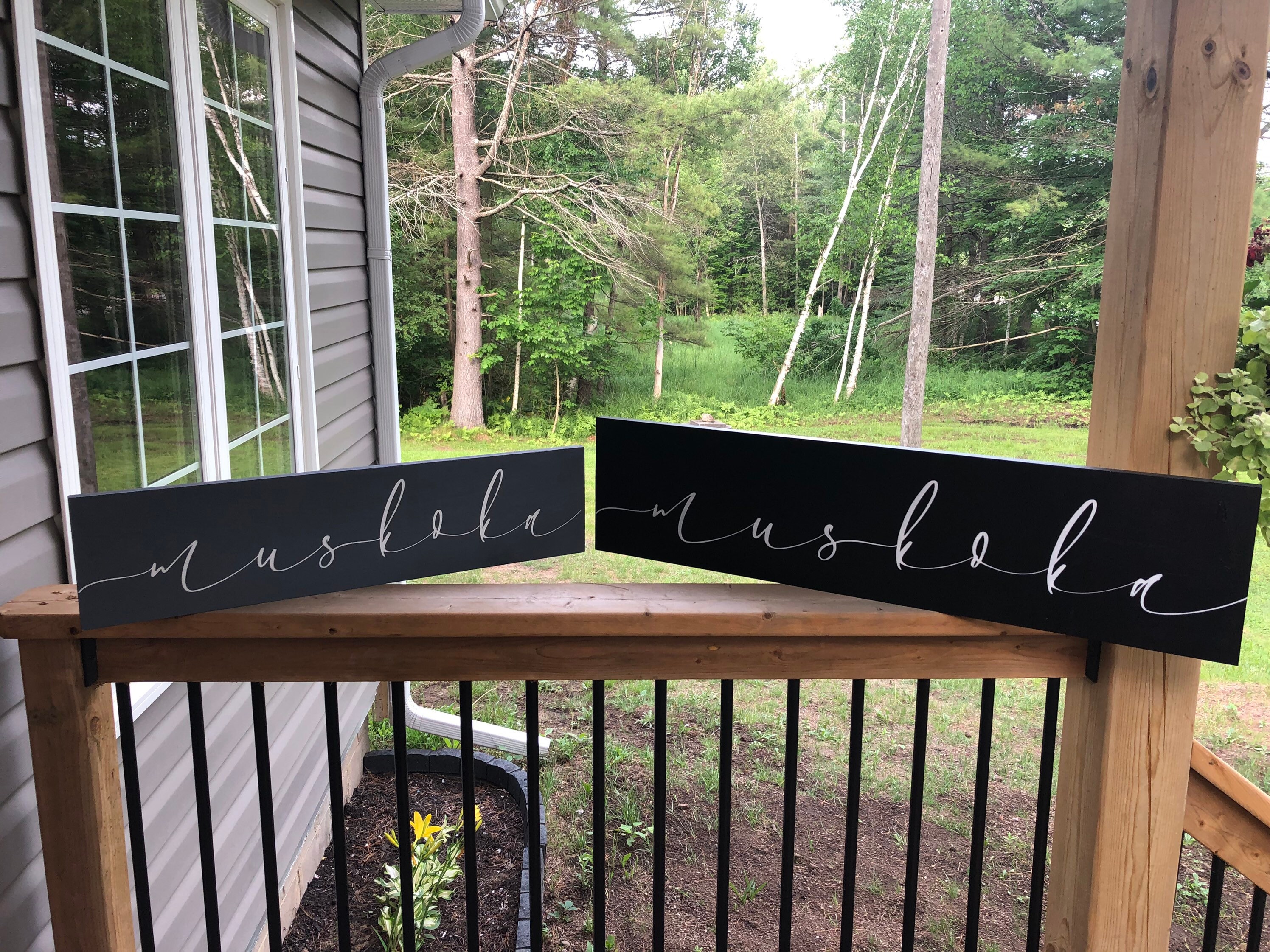 Muskoka Sign Wood Sign - Etsy