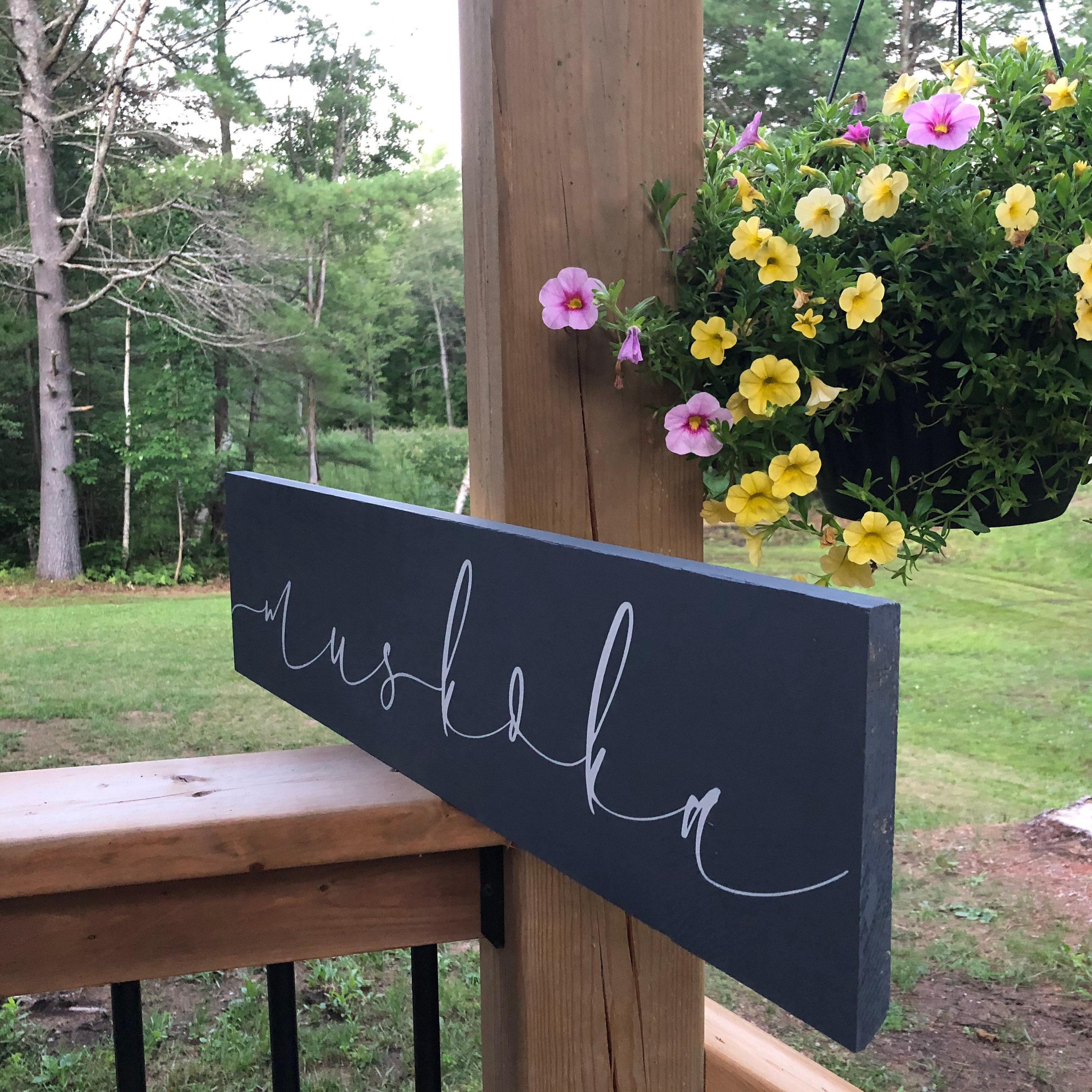 Muskoka Sign Wood Sign - Etsy