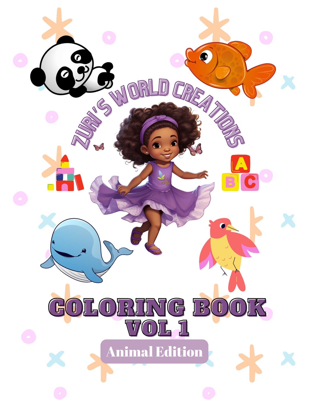 Children's Coloring Book | Vol 1 | Animal Edition | Coloring Pages ...